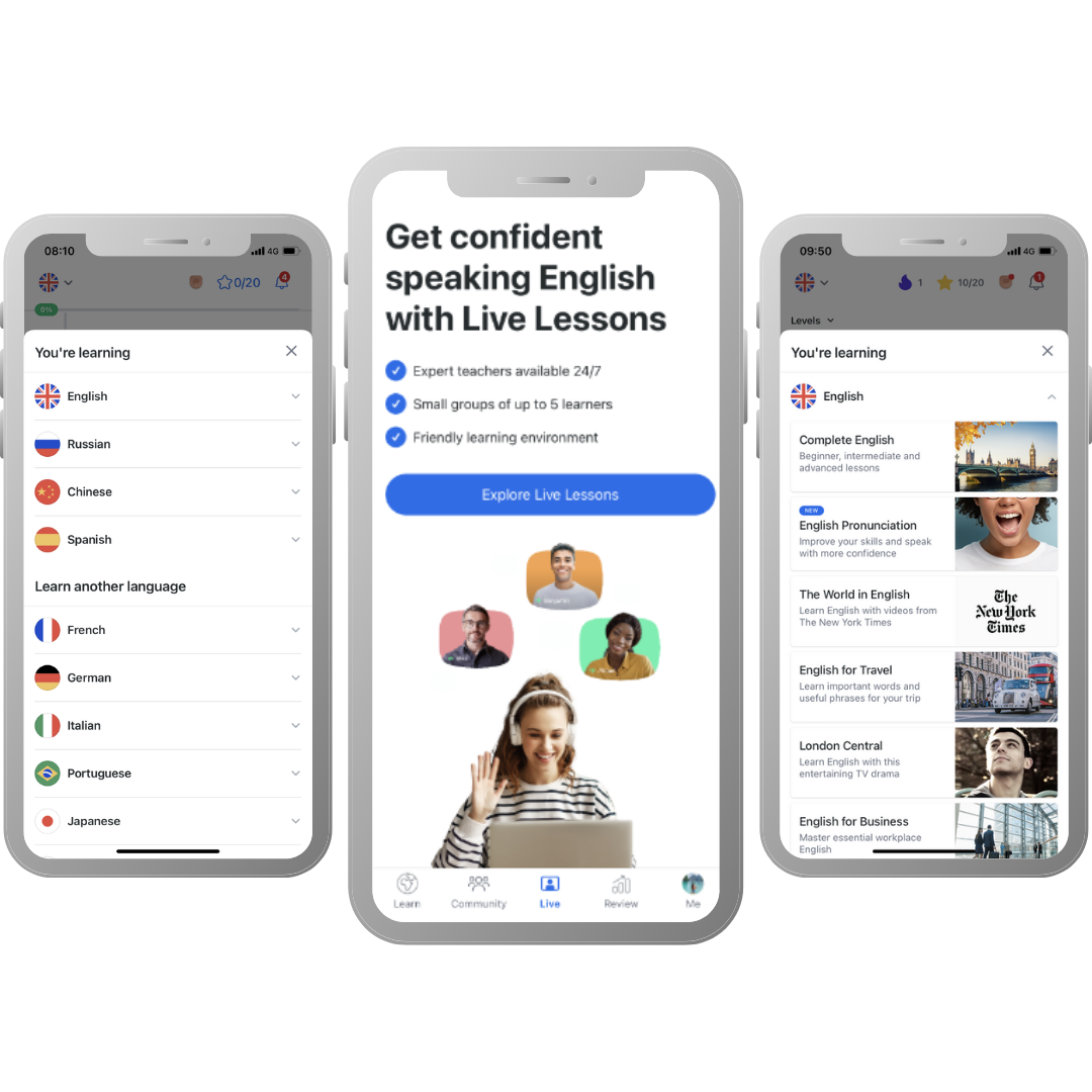 Busuu by EdusoftX เรียนภาษาอังกฤษออนไลน์ ฝึกฝนกับเจ้าของภาษา